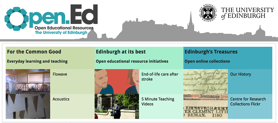 Open.Ed Website | Learning Technology | Information Services